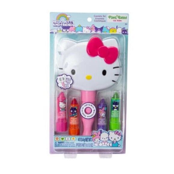 Hello Kitty | Makeup | Hello Kitty Friends 5pc Cosmetic Set Mirror ...
